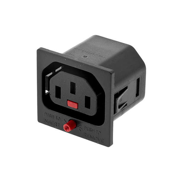 IEC Lock C13 runkoliitin, naaras | Noretron komponentit